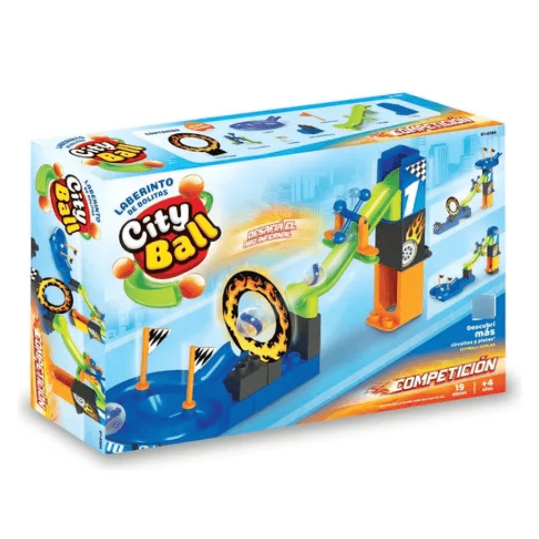 Laberinto De Bolitas City Ball Rampa De Fuego 01-3204