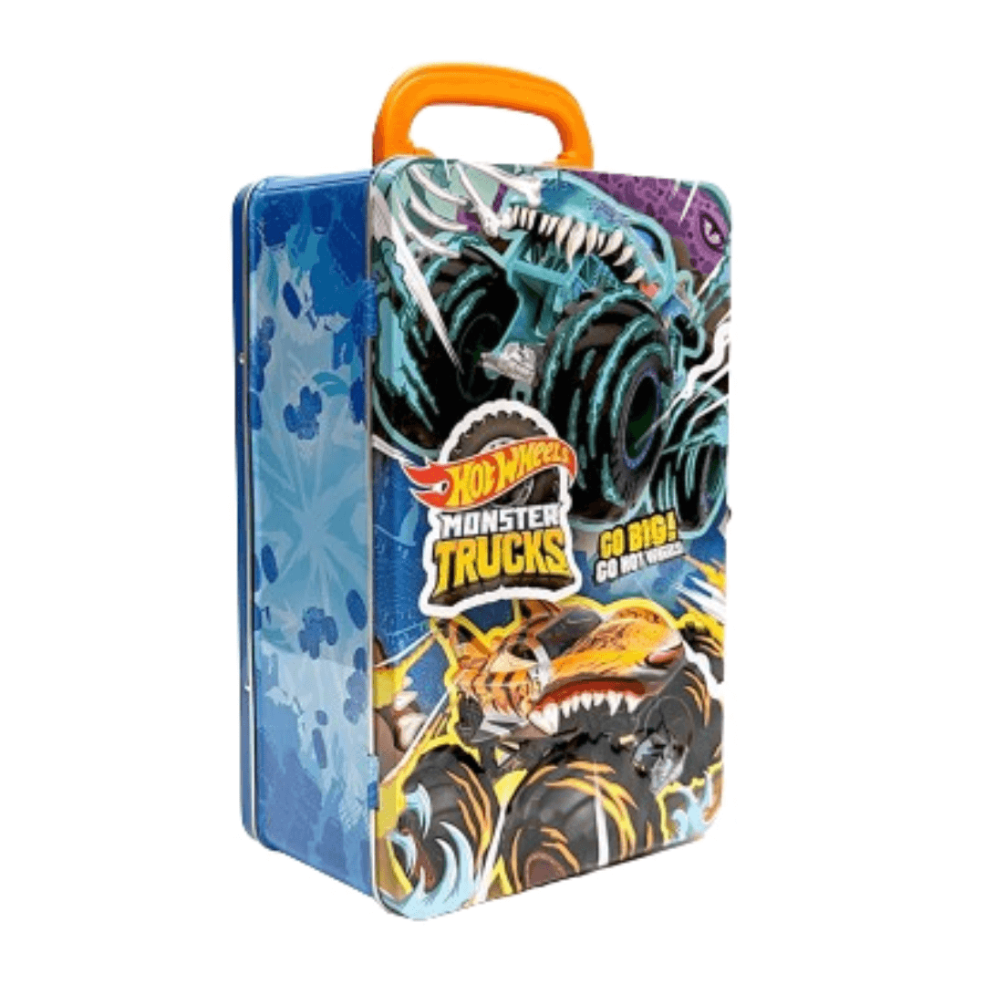 Valija Metal Guarda Hot Wheels Monster Trucks Hwcc21