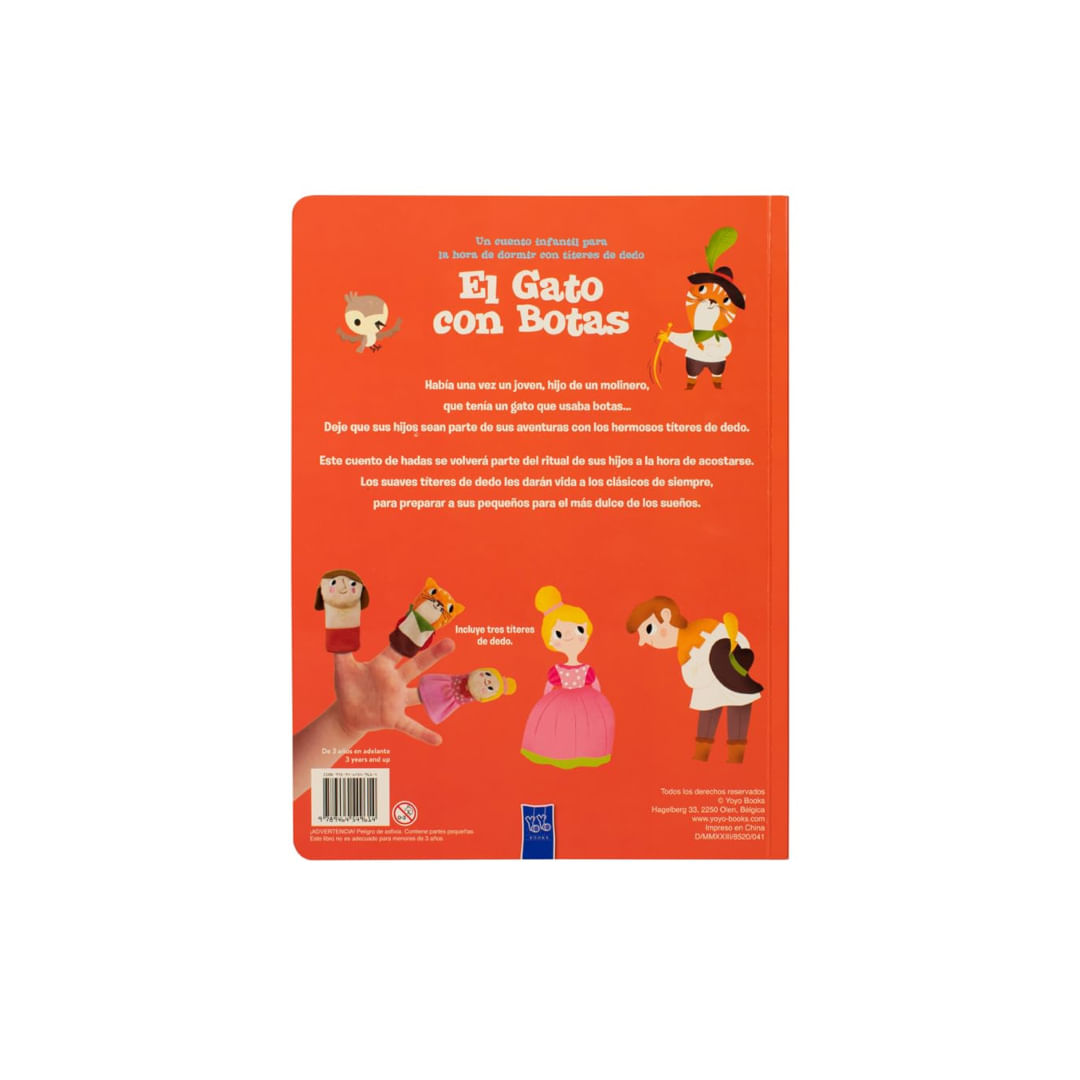 Libro Cuento Infantil Con Títeres De Dedos