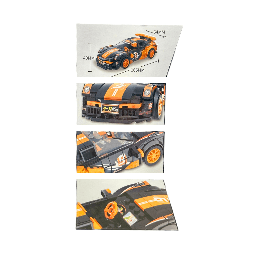 Vehículo para Armar Pull Back Xj-Block